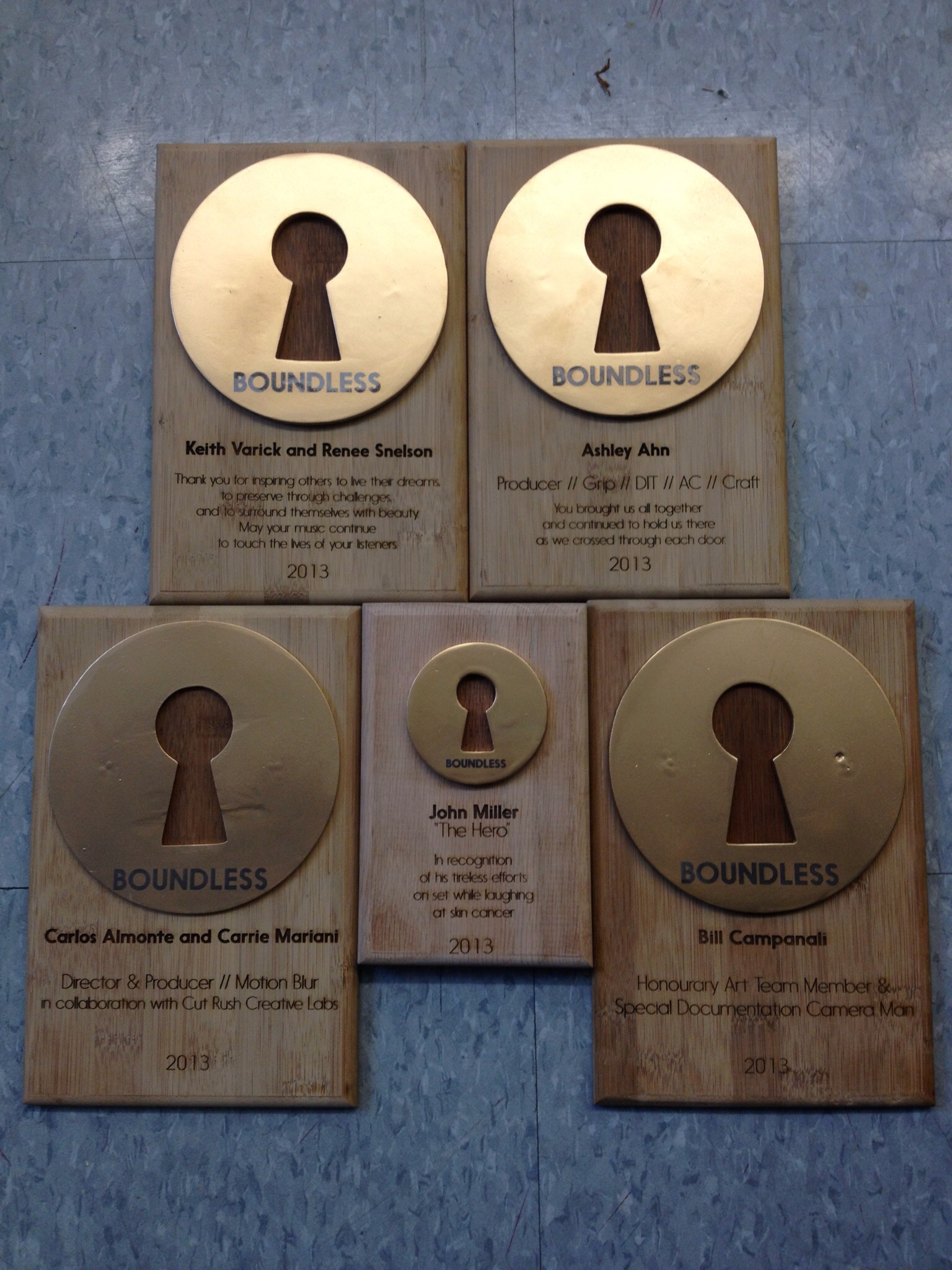 Award Plates – Documented Play